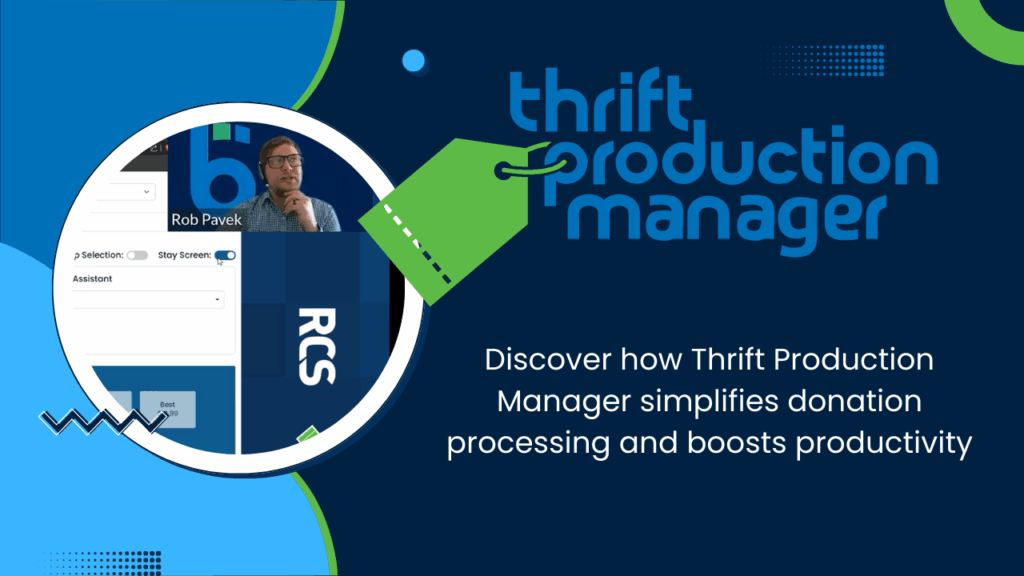 Thrift Production Manager| Streamlined Production | RCS